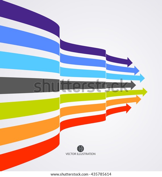 Sense Perspective Arrows Growth Meaning Stock Vector (Royalty Free ...