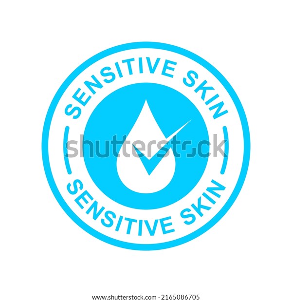 Sensitive Skin Logo Badge Design Suitable Stock Vector (Royalty Free ...
