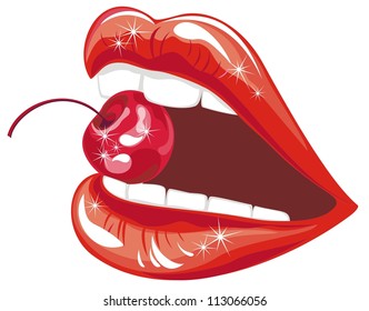 10,930 Lips cherry Images, Stock Photos & Vectors | Shutterstock