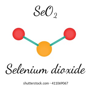 Seo2 Selenium Dioxide Molecule Stock Vector (Royalty Free) 411069067 ...