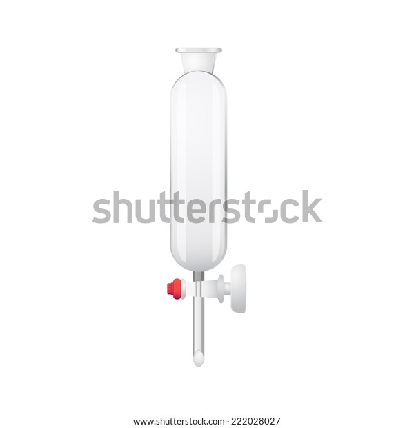 Separating Funnel Illustration Chemical Lab Glassware Stock Vector ...