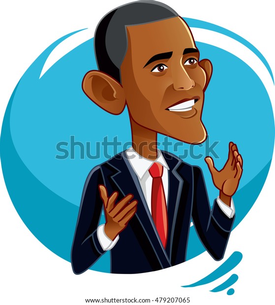 September 6 2016 Barack Obama Vector: vetor stock (livre de direitos ...