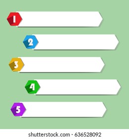 Sequence Rank Template Info Graphic Chart Stock Vector (Royalty Free ...