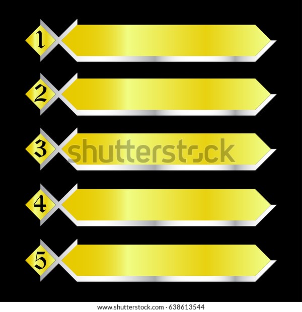 Sequence Rank Template Info Graphic Chart: vector de stock (libre de ...