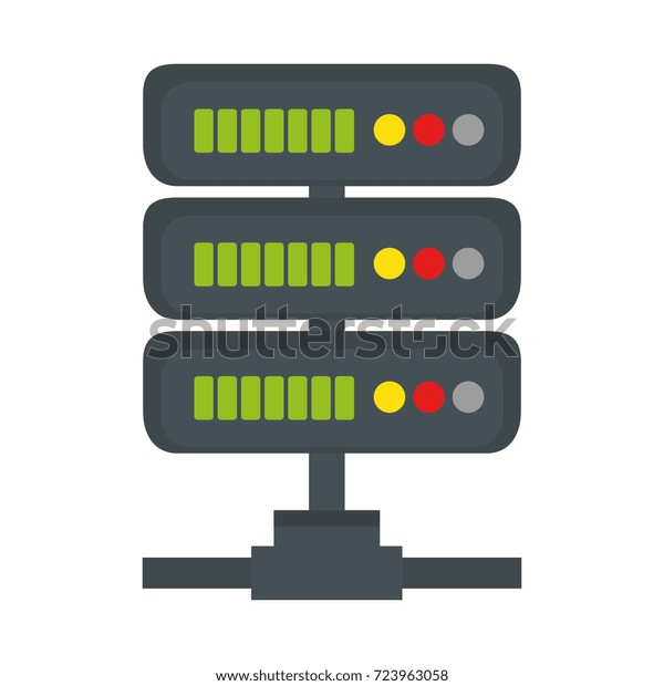 Server Data Center Icon Stock Vector (Royalty Free) 723963058 ...