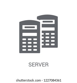 Server Icon Trendy Server Logo Concept Stock Vector (Royalty Free ...