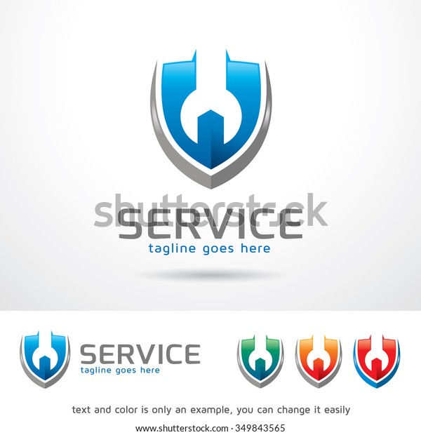Service Agent Logo Template Design Vector Stock Vector (Royalty Free ...