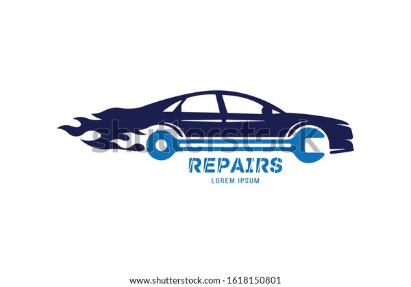 Service Car Logo Vector Template Made Stock Vector (Royalty Free ...