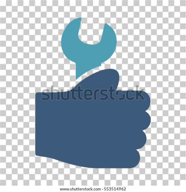 Service Hand Icon Vector Pictograph Style Stock Vector (Royalty Free ...