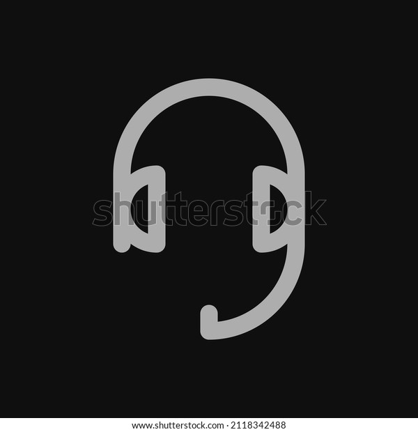 Service Icon Black Background Stock Vector (Royalty Free) 2118342488 ...