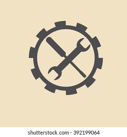 Service Icon Vector Illustration Stock Vector (Royalty Free) 392199064 ...