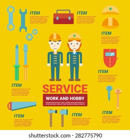 Service Infographics Stock Vector (Royalty Free) 282775790 | Shutterstock