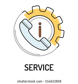 Service Line Icon Stock Vector (Royalty Free) 516652858 | Shutterstock
