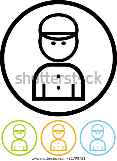 Service Man Vector Icon Stock Vector (Royalty Free) 92793721 | Shutterstock