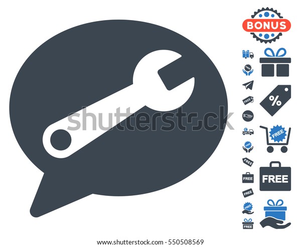 Service Message Icon Free Bonus Images Stock Vector (Royalty Free ...