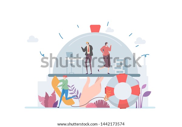 Service Offering Vector Illustration Concept Showing Stock Vector ...