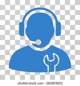 Service Operator Vector Pictogram Illustration Style Stock Vector ...