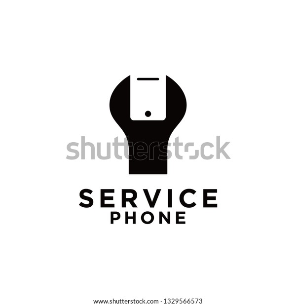 Service Phone Logo Design Idea Stock Vector (Royalty Free) 1329566573 ...
