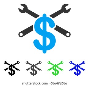 Service Price Flat Vector Pictogram Colored Stock Vector (Royalty Free ...