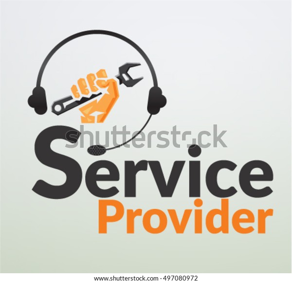Service Provider Icon Logo Hotline Online Stock Vector (Royalty Free ...
