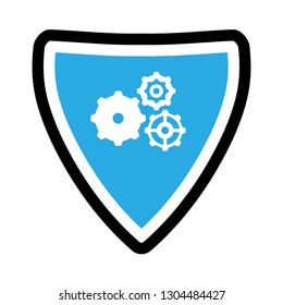 Service Shield Sign Stock Vector (Royalty Free) 1304484427 | Shutterstock