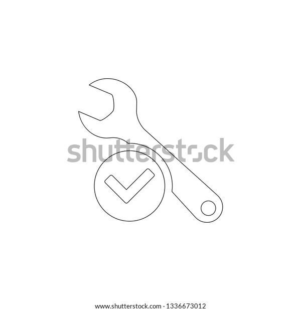 Service Simple Flat Vector Icon Illustration Stock Vector (Royalty Free ...