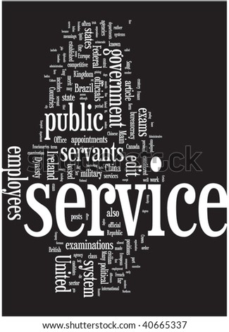 Service Word Cloud Illustration Graphic Tag Stock Vector (Royalty Free ...