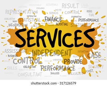 Services Word Cloud Business Concept Stock Vector (Royalty Free ...