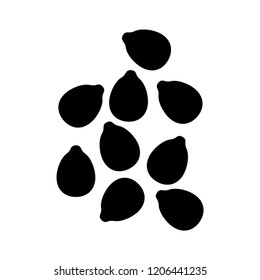 Sesame Icon Vector Illustration Stock Vector (Royalty Free) 1206441235