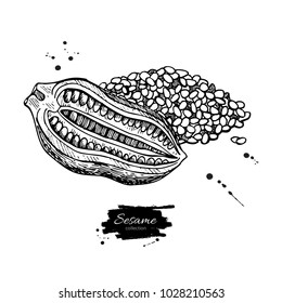 2,104 Sesame seeds drawing Images, Stock Photos & Vectors | Shutterstock