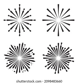 859 Fireworks lineart Images, Stock Photos & Vectors | Shutterstock
