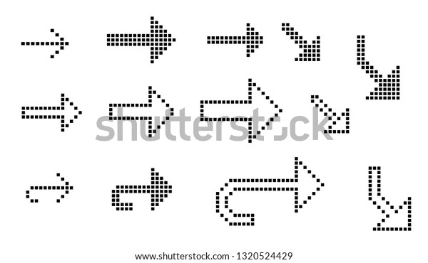 Set 13 Style Vector Pixel Art Stock Vector (Royalty Free) 1320524429 ... Set 13 Style Vector Pixel Art Stock Vector (Royalty Free) 1320524429 ...