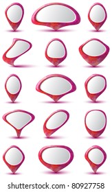 Set 15 Original Colorful Pointers Stock Vector (Royalty Free) 80927758 ...