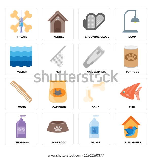 Set 16 Icons Such Bird House Stock Vector (Royalty Free) 1161260377 ...