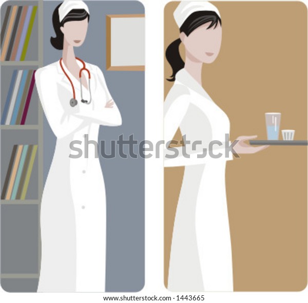 Set 2 Medical Illustrations Stock Vector (Royalty Free) 1443665 ...