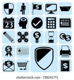Set 22 Business High Quality Symbols Stock Vector (Royalty Free ...