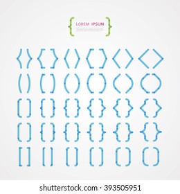 31 Parentheses arrow Stock Vectors, Images & Vector Art | Shutterstock
