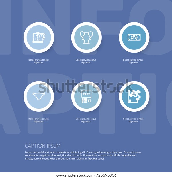 Set 6 Editable Trade Outline Icons Stock Vector (Royalty Free ...