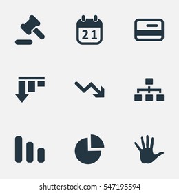 Set 9 Simple Situation Icons Can Stock Vector (Royalty Free) 547195594 ...