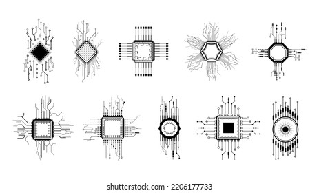 5,649 Computer Processor Sketch Images, Stock Photos & Vectors ...