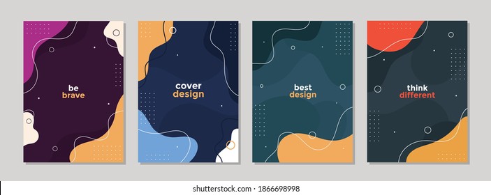 Creative Hard Paint Cover Design Backgrounds Stock Vector (Royalty Free ...