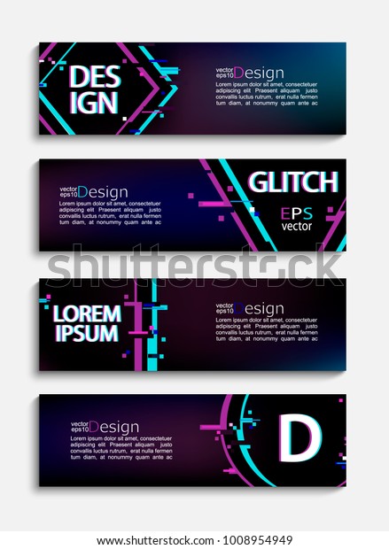 Set Abstract Minimal Modern Trendy Banners Stock Vector (Royalty Free ...