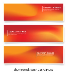 Set Abstract Motion Blur Banner Template Stock Vector (Royalty Free ...