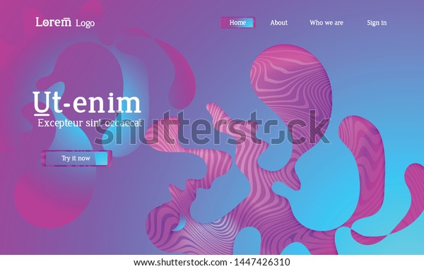 Set Abstract Universal Flyer Templates Simple Stock Vector (Royalty ...