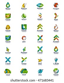 Vektor Stok Collection Vector Logo Design (Tanpa Royalti) 221580907 ...
