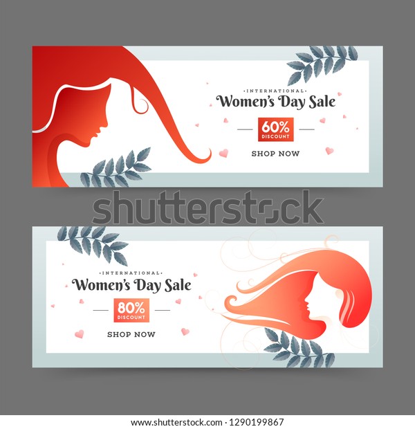 Set Advertising Header Banner Design 60 Stock Vector (Royalty Free ...