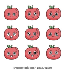 Apple Vector That Made Like Expression Stock Vector (Royalty Free ...