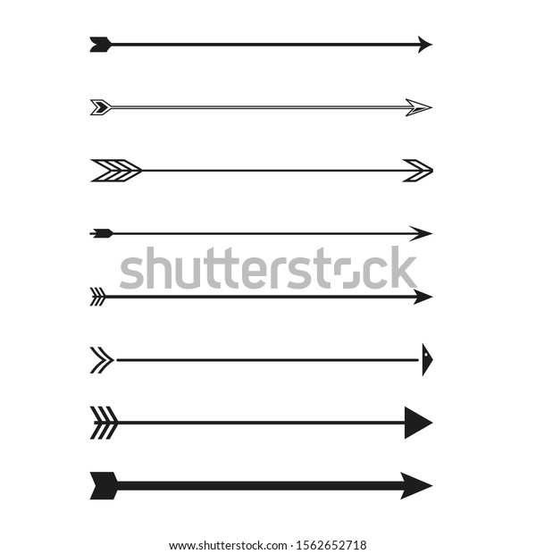 Set Arrows Design Element Poster Flyer Stock Vector (Royalty Free ...