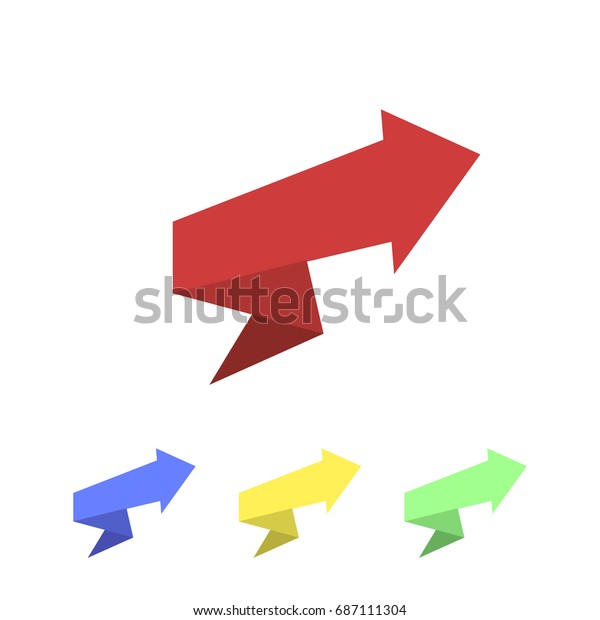 Set Arrows Design Infographics Diagram Graph Stock Vector (Royalty Free ...