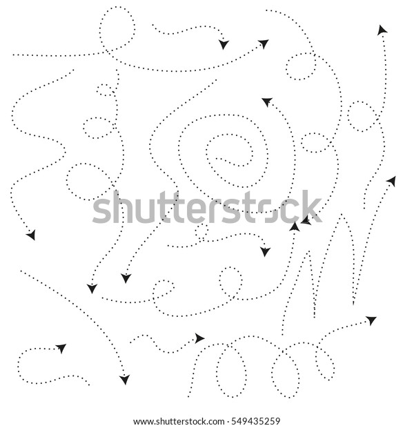 5,666 Loop Dotted Line Images, Stock Photos & Vectors | Shutterstock